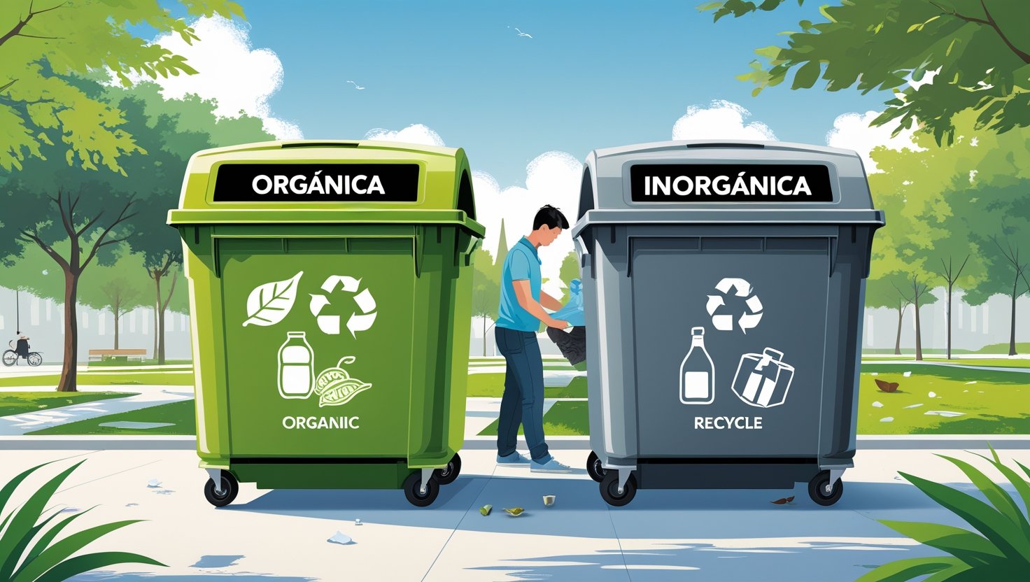 de que color son los botes de basura organica e inorganica - Pure Site ...